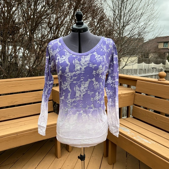 Zumba Fitness | Tops | Vintage Zumba Burnout Long Sleeve Top | Poshmark